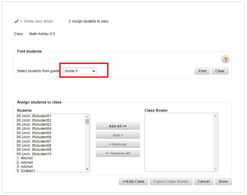 CPS - ThinkCentral: Creating Classes, Assigning Products, and Adding Students to a Class