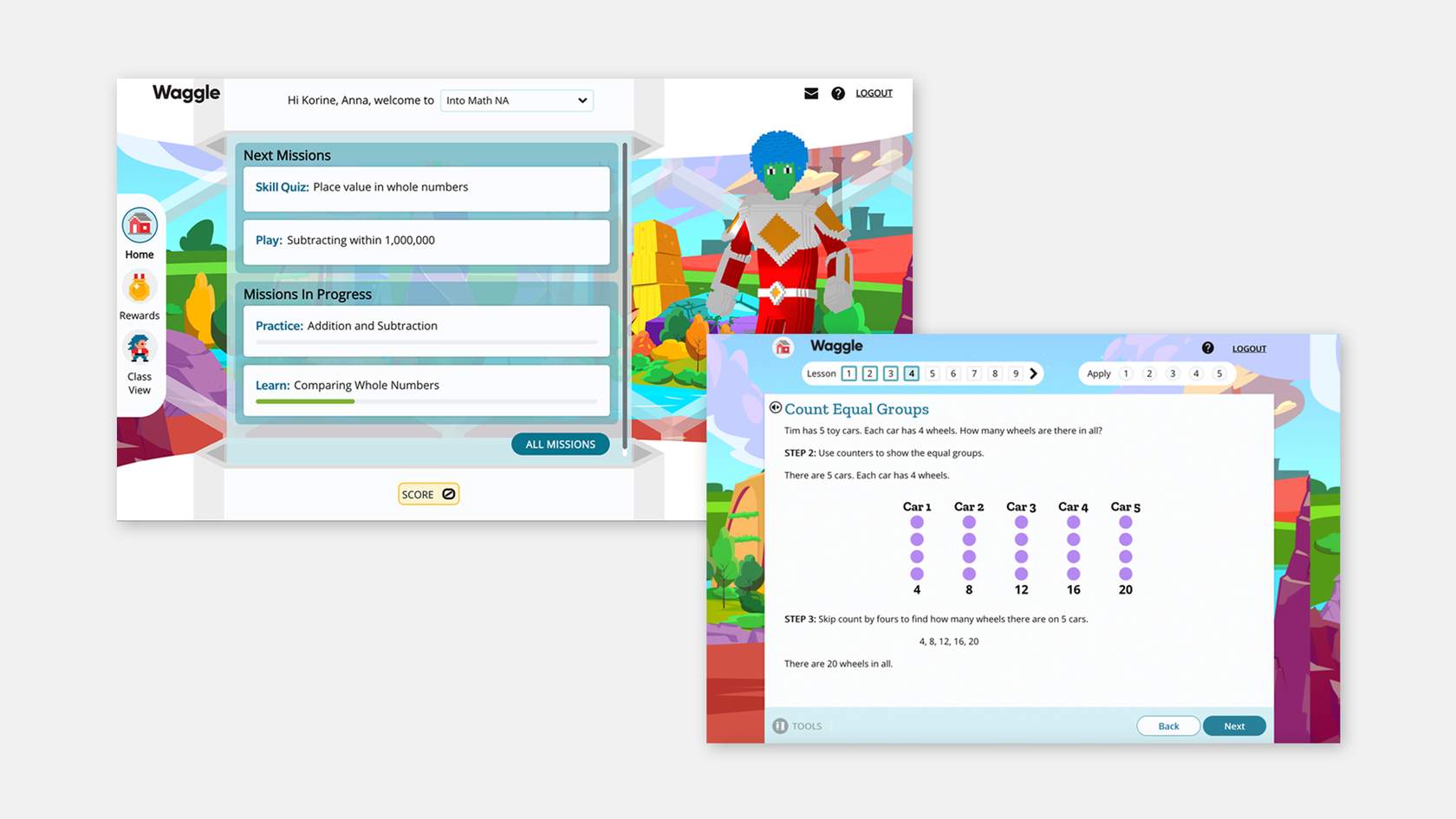 Tour Your Child's Dashboard in Waggle (HMH Ed)